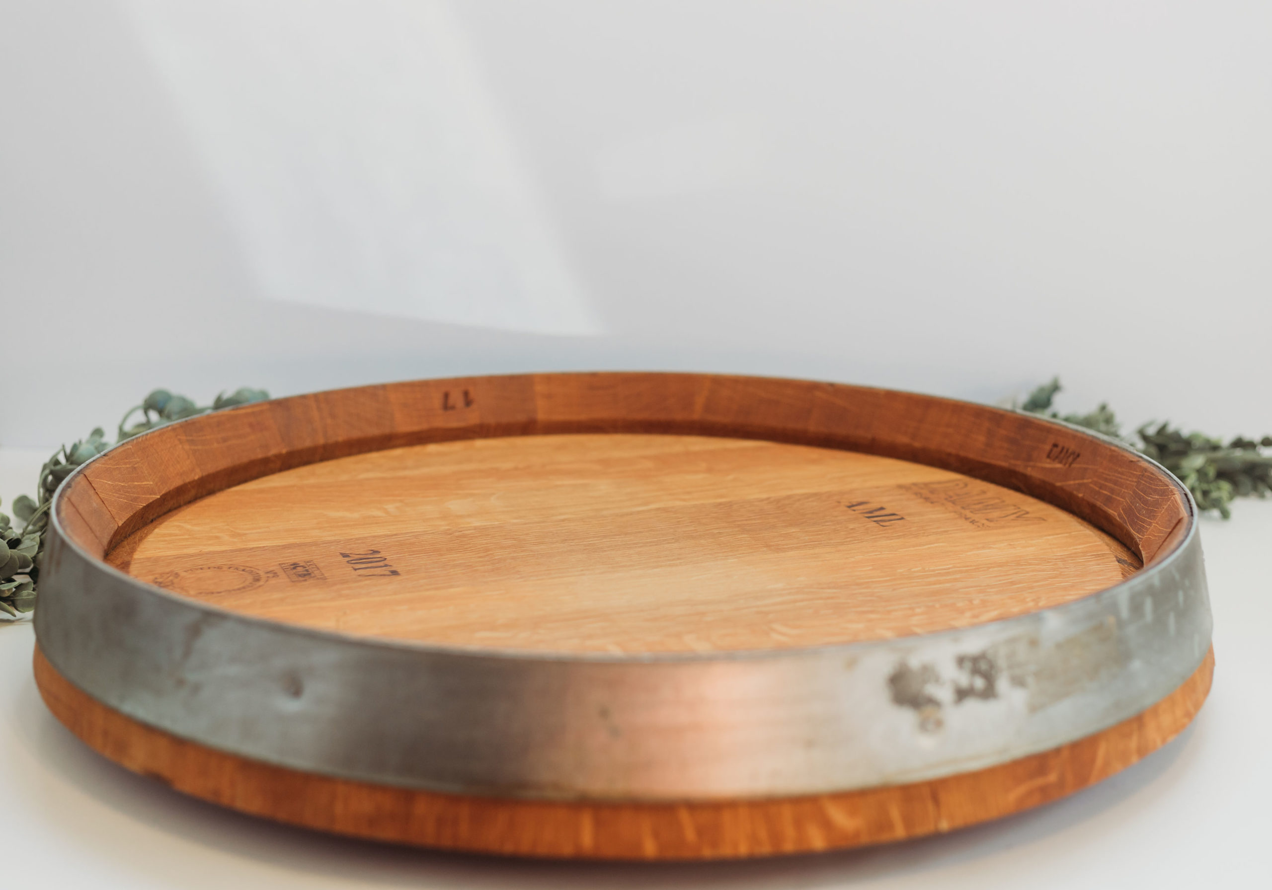 Wine Barrel Lazy Susan - Large • Sono Inspired
